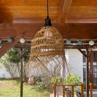 Straw Hanging Pot Cover - Etsy