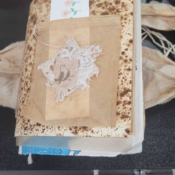 Tea Dyed Paper Journal, Coffee Stained Paper, Grit and Hope Journal ...