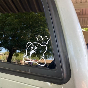 Kirby Inspired Decal for Car, Laptop, Game Console - Etsy