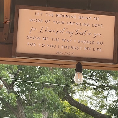 Psalm 121 Sign, Scripture Wall Art, Bible Verse Wall Decor, Christian ...