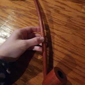 Long Stem Wizard Pipe Churchwarden Tobacco Smoking Gandalf Handmade ...