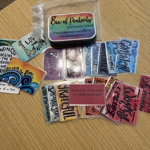 Little Box of Sunshine Positive Inspirational Encouragement Cards Small ...