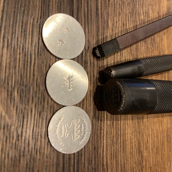 Custom Metal Stamp Ring Bent Shank Hallmark Stamps Swan Neck Stamp ...