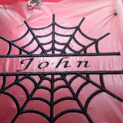 Split Spider Web Embroidery Design. Spider Web Embroidery. - Etsy