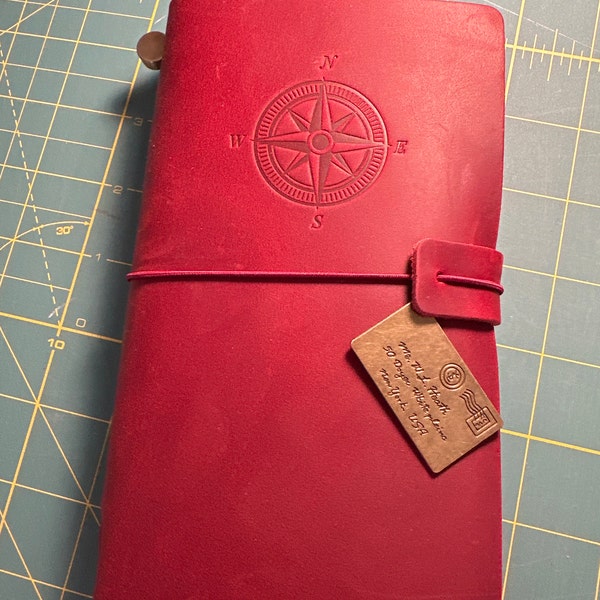 Custom Leather Journal Personalized Handmade Travel Leather Bound ...