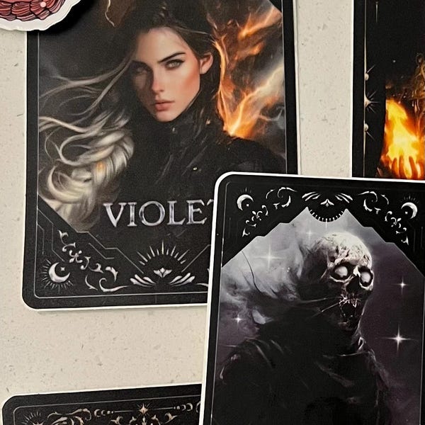 One Dark Window Elspeth Spindle Decorative Tarot Card Vinyl Sticker ...