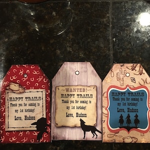 Country Western Tags Western Jar Labels Food Labels Party | Etsy