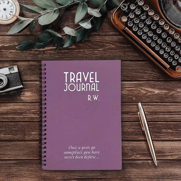 Hardcover Journal Front and Back Mockup Drag and Drop Planner Canva ...