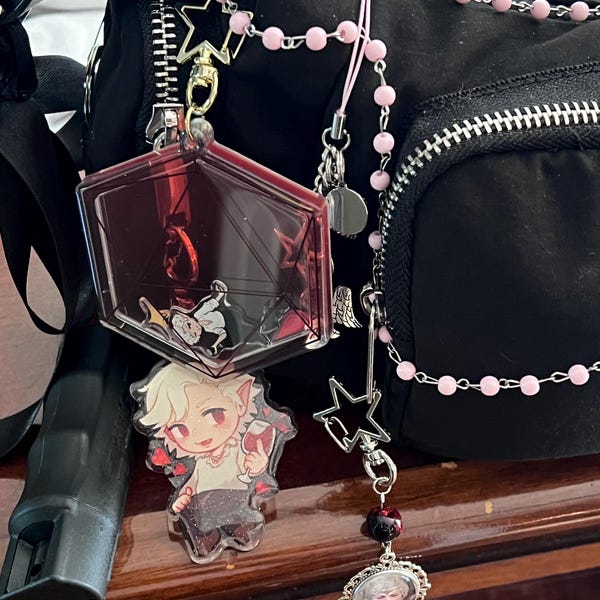 Huntrix Lightstick Keychain | Kpop Demon Hunters | Acrylic Keychain ...