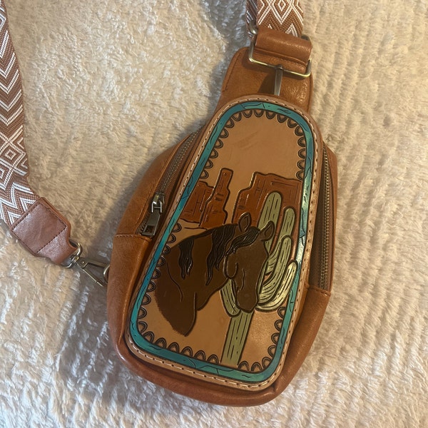 Tooled Leather Cake Topper - Etsy