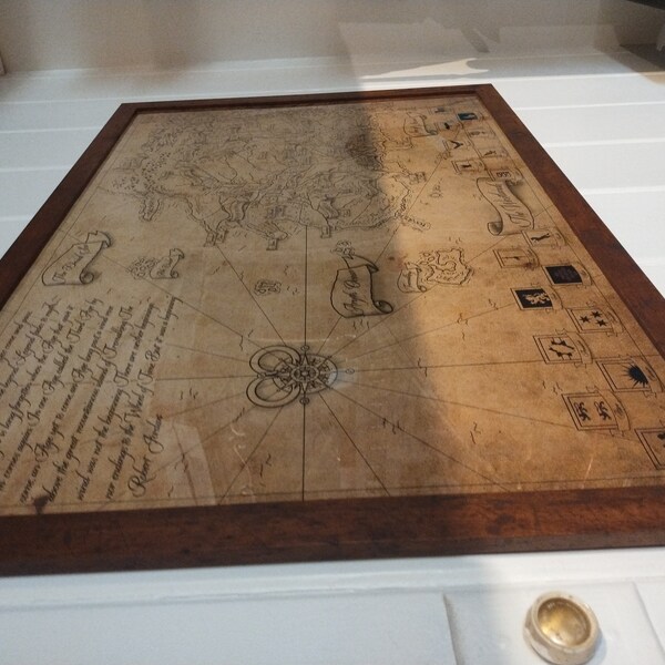 Wheel of Time Map With Notes Canvas Art Print Hand Drawn - Etsy