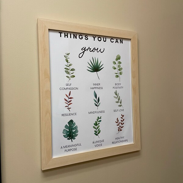 Self Growth Printable, Self Development Poster, Mental Health Print ...