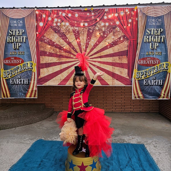 Girl Nutcracker Costume,girl Circus Outfit,soldier Dress,tutu Circus ...