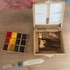 Handmade Wooden Pocket Gouache Paint Box - Etsy