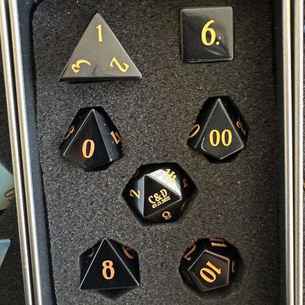 Crow D20 Dice | Raven Dice | Crow and Moon | Dungeons & Dragons | DND ...