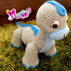 Triceratops dinosaur crochet pattern | Etsy