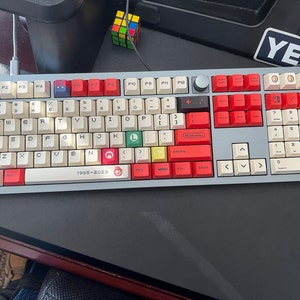 111pcs Minimalist Grey White Theme Keycap, ABS Keycap, Cherry Keycaps ...