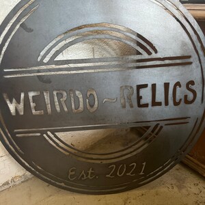 Metal Middle Finger Metal Cutout Sign Gag Gift Funny Saying Metal ...