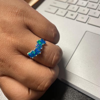 Pear Red Rose Ruby Ring for Women, Statement Ring, Ring for Her ...