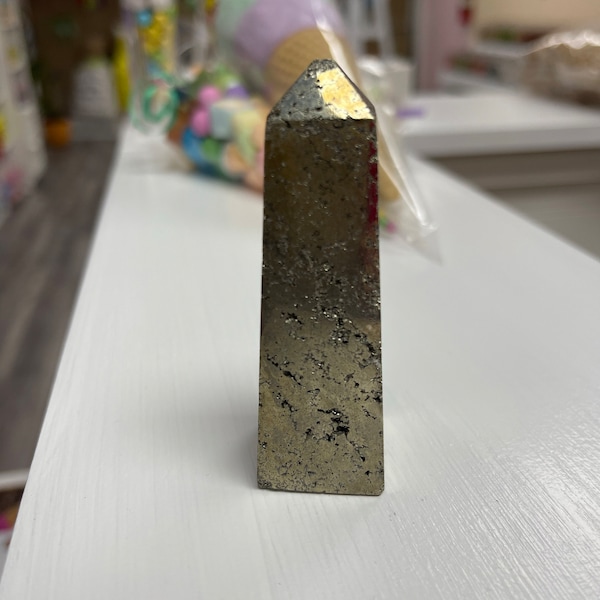 Pyrite Obelisk Crystal Tower - Raw Natural Large Pyrite Towers - High ...