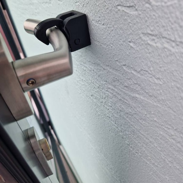 Handlestay - the Door Handle Stay Hook for Doors That Open Onto Walls ...