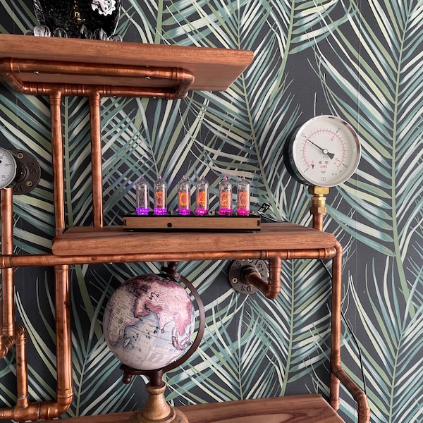 Nixie Tube Watch IN-2 Kraken Clock Timepiece Neon-lit Wristwatch ...