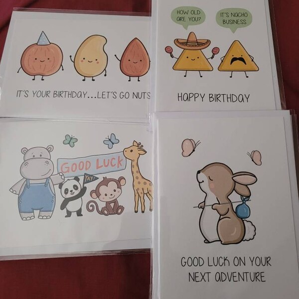 Good Luck Travel Card | Good Luck | Travelling | Bunny | Adventure ...