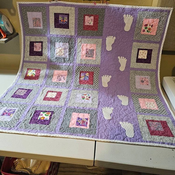 Small Steps Quilt Pattern – Beginner Friendly Unisex Baby Quilt - Etsy