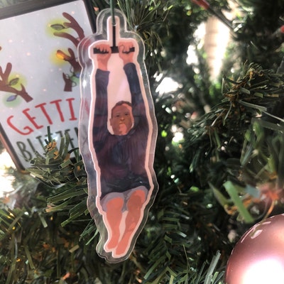 Old Gregg Hanging Ornament Laminated Merman Mighty Boosh Vince Noir ...