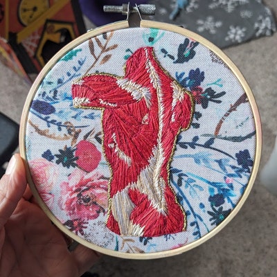 Neurological Anatomical A6 Sticker Sheet. Embroidery, Neuron, Brain ...