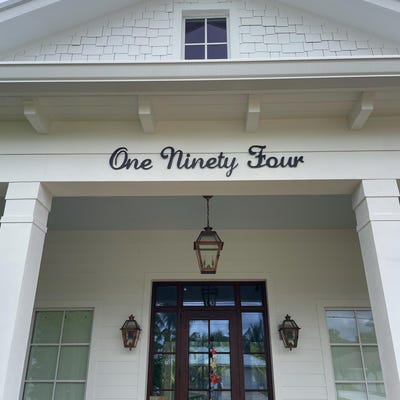 6 Inch Modern House Numbers Letters - Etsy