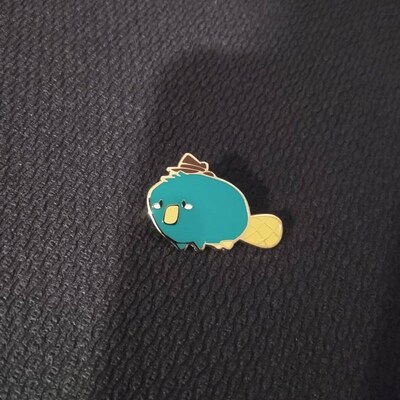 Pastel and Rose Gold Koi Betta Fish Pin - Etsy