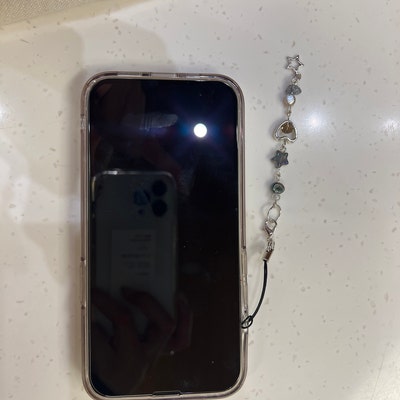 Beaded Phone Charms Cottagecore Fairycore Star Heart Glass Pearl Jewelry Rainbow Phone ...