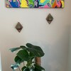 Wall Air Plant Holder Display (hanging) - Air Plant Hanger - Diamond ...