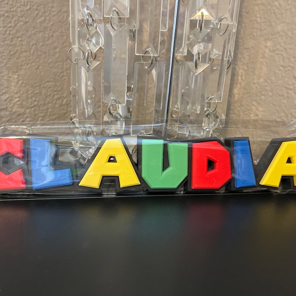 Custom Mario Style Name Sign Personalized Desk Sign Boy Gift for Girl ...