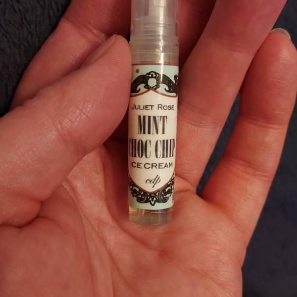 Mint Choc Chip Ice Cream Perfume – Spearmint, Vanilla, Cocoa (3ml ...
