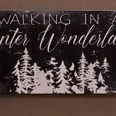 Christmas Decoration Walking in A Winter Wonderland Christmas Mantel ...