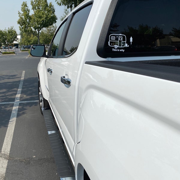 Personalized Fiberglass Trailer Car Window Vinyl Decal - Scamp Camper ...