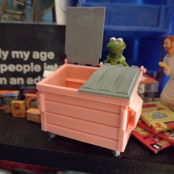 Desk Dumpster (2.5 Inches Wide) - Etsy