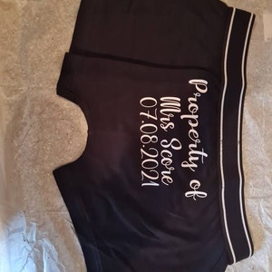 Personalised Groom Boxers, Personalised Wedding Boxers With Wedding ...