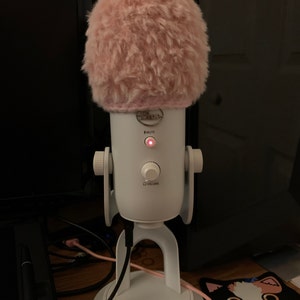 Crocheted Blue Yeti Mic Fuzzy Windscreen Pop Filter Custom - Etsy