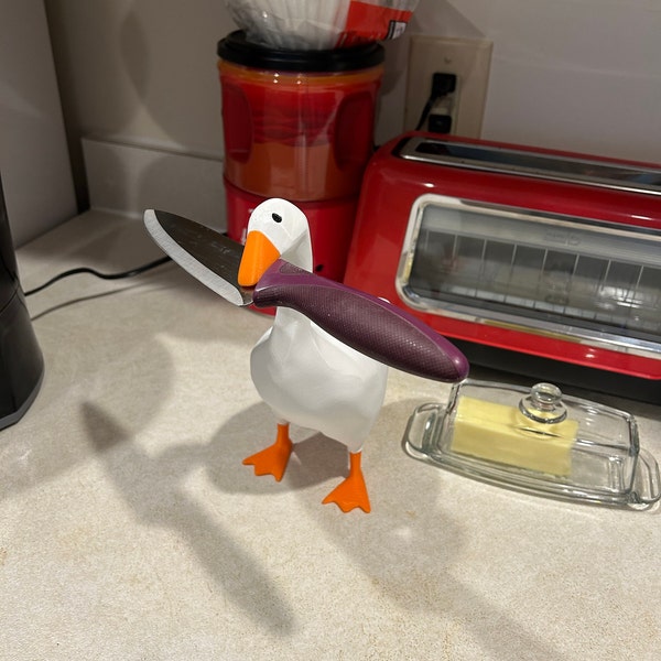 Untitled Goose 3D Printed Magnetic Statue - Etsy