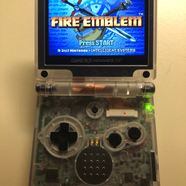 Gameboy Advance SP Official Gba Sp IPS Handheld Clear Transparent With ...