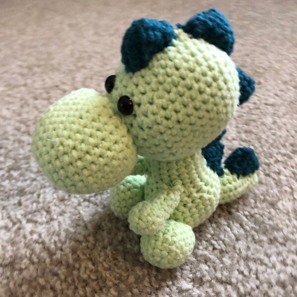 PATTERN: Spike the Stegosaurus - Crochet Dinosaur Pattern - Amigurumi ...