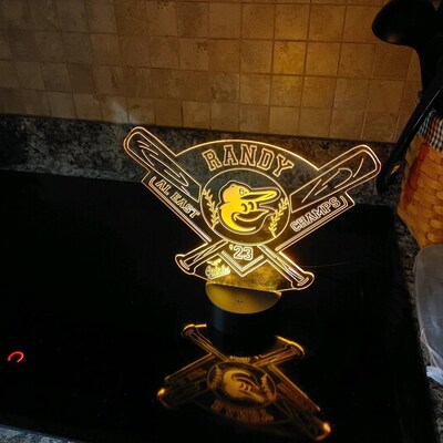 Los Angeles Rams, LED Football Sports Fan Lamp, Custom Made Night Light ...