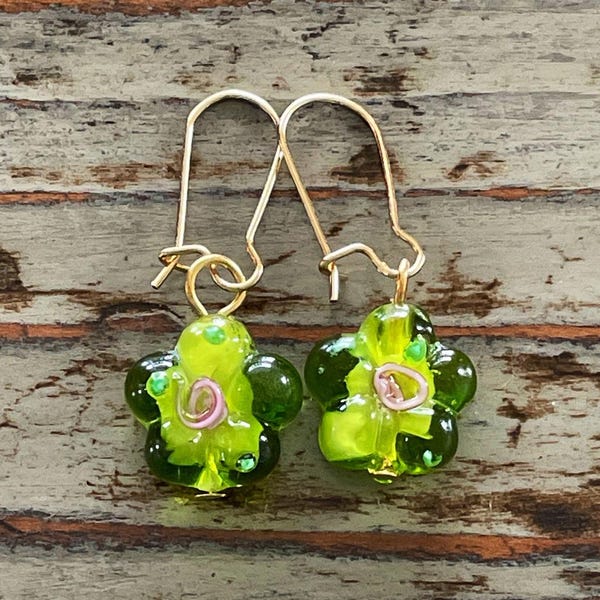 Glass Flower Stems-beautiful Lampwork Flowers 7 - Etsy