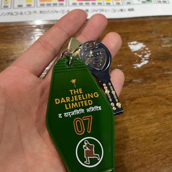 Wes Anderson Movie Inspired Retro Motel Key Fob - Etsy