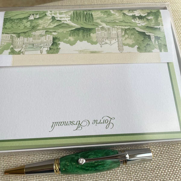 Custom Stationery Personalized | Set of 10 Note Cards With Lined ...