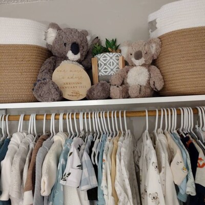 Cubby Storage Baskets Jute White Set of 2 Cotton Rope Baskets Fabric ...