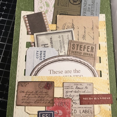 26 Stamped Definition Embellishments for Junk Journals, Card Making ...